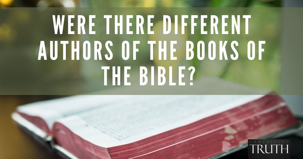 Were there different authors of the books of the Bible? Who were the ...