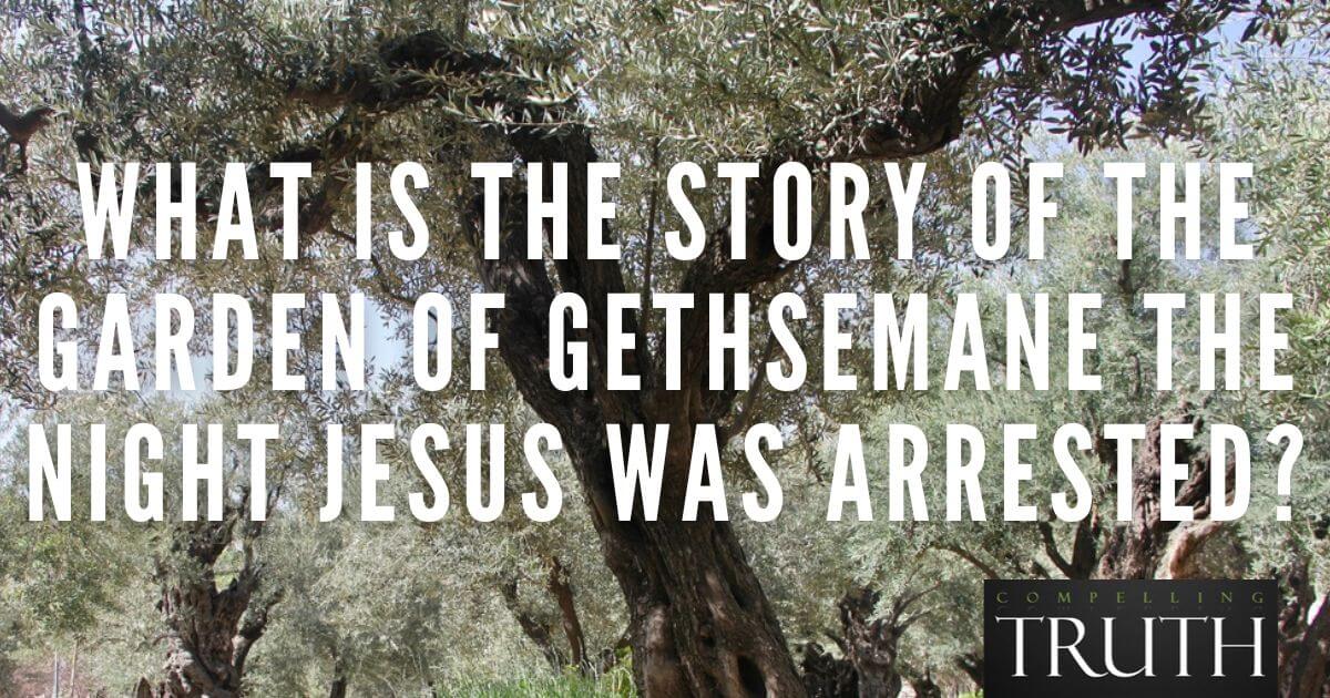 In The Garden Of Gethsemane Jesus Arrested