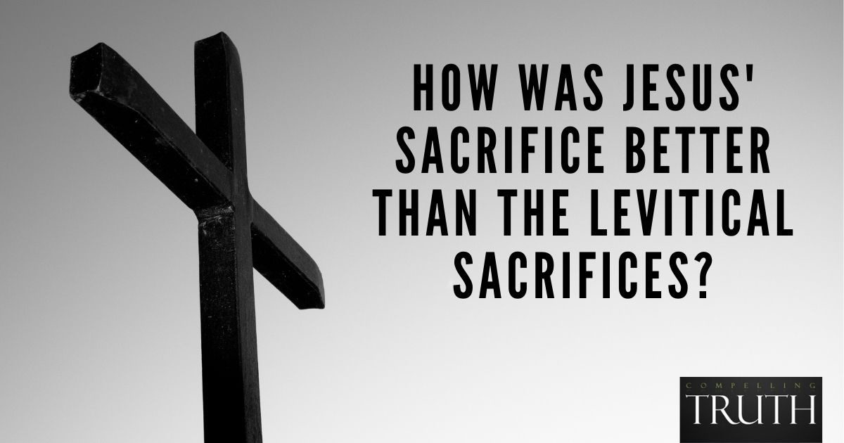 How was Jesus' sacrifice better than the Levitical sacrifices?