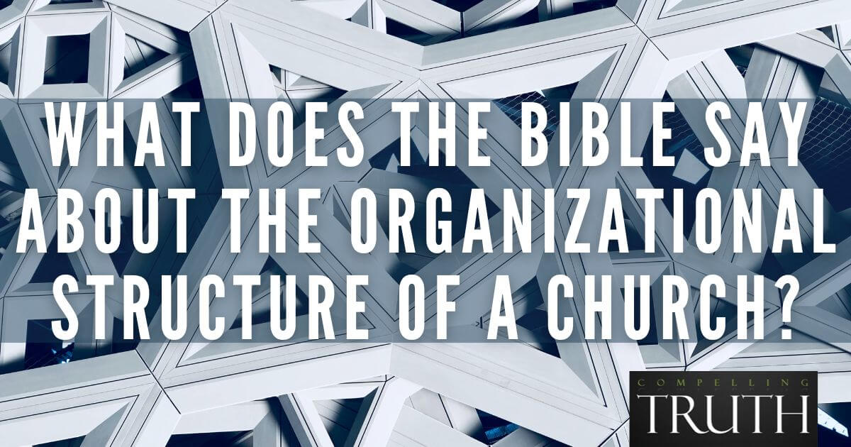 What does the Bible say about the organizational structure of a church?