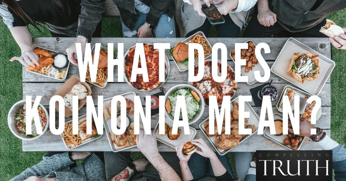 What does koinonia mean?