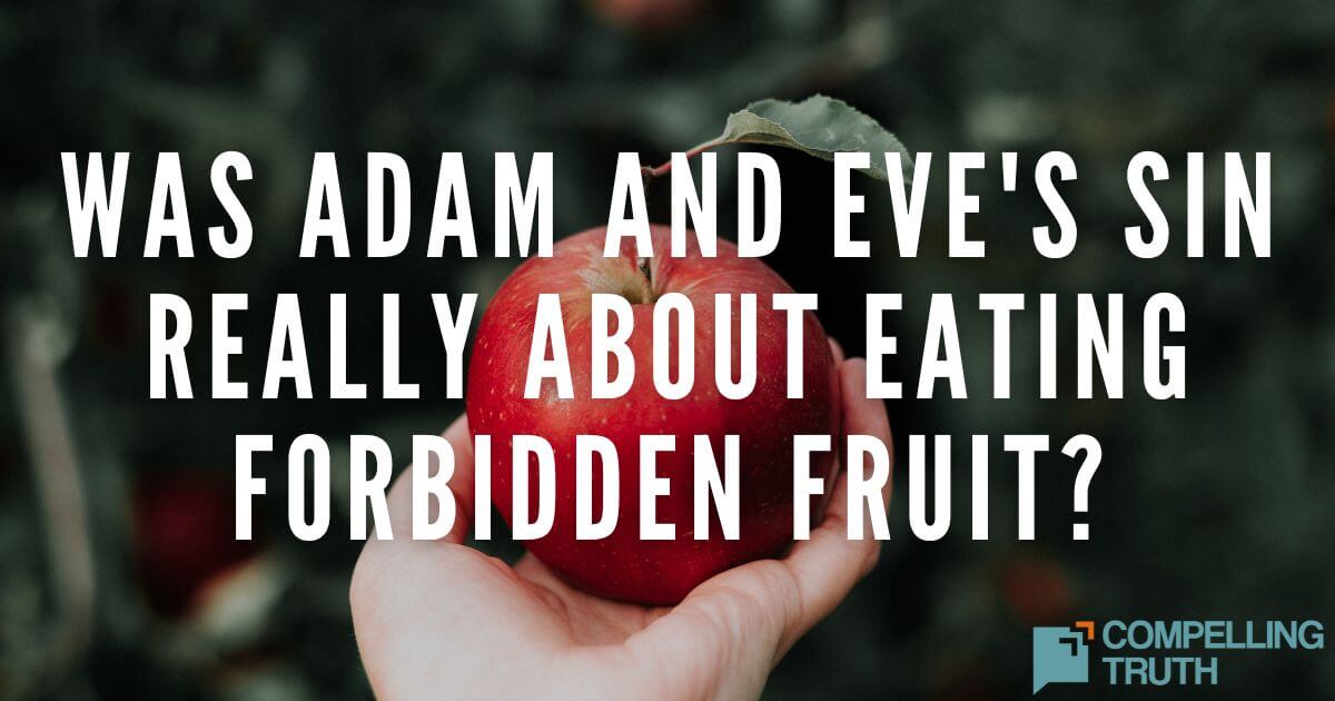 Was Adam and Eve's sin really about eating forbidden fruit ...